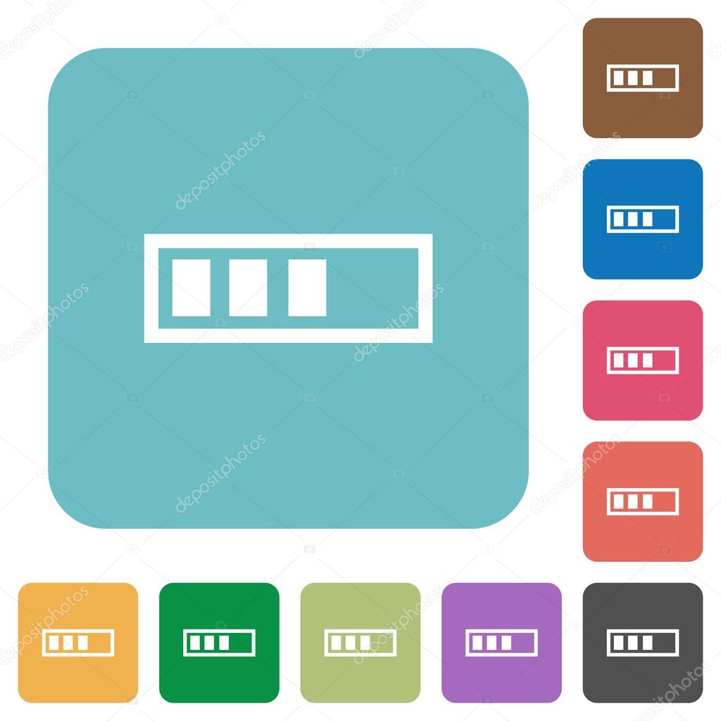 Flat progressbar icons Stock Vector Image by ©renegadehomie #127133654