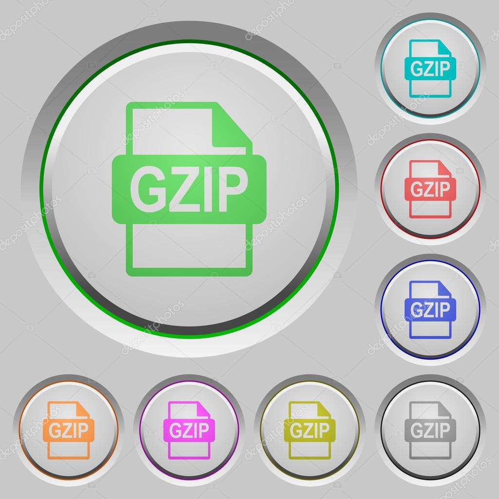 GZIP file format push buttons Stock Vector by ©renegadehomie 128490534 GZIP file format push buttons Stock Vector by ©renegadehomie 128490534