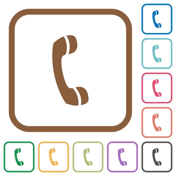 Dollar call simple icons Stock Vector by ©renegadehomie 136040624