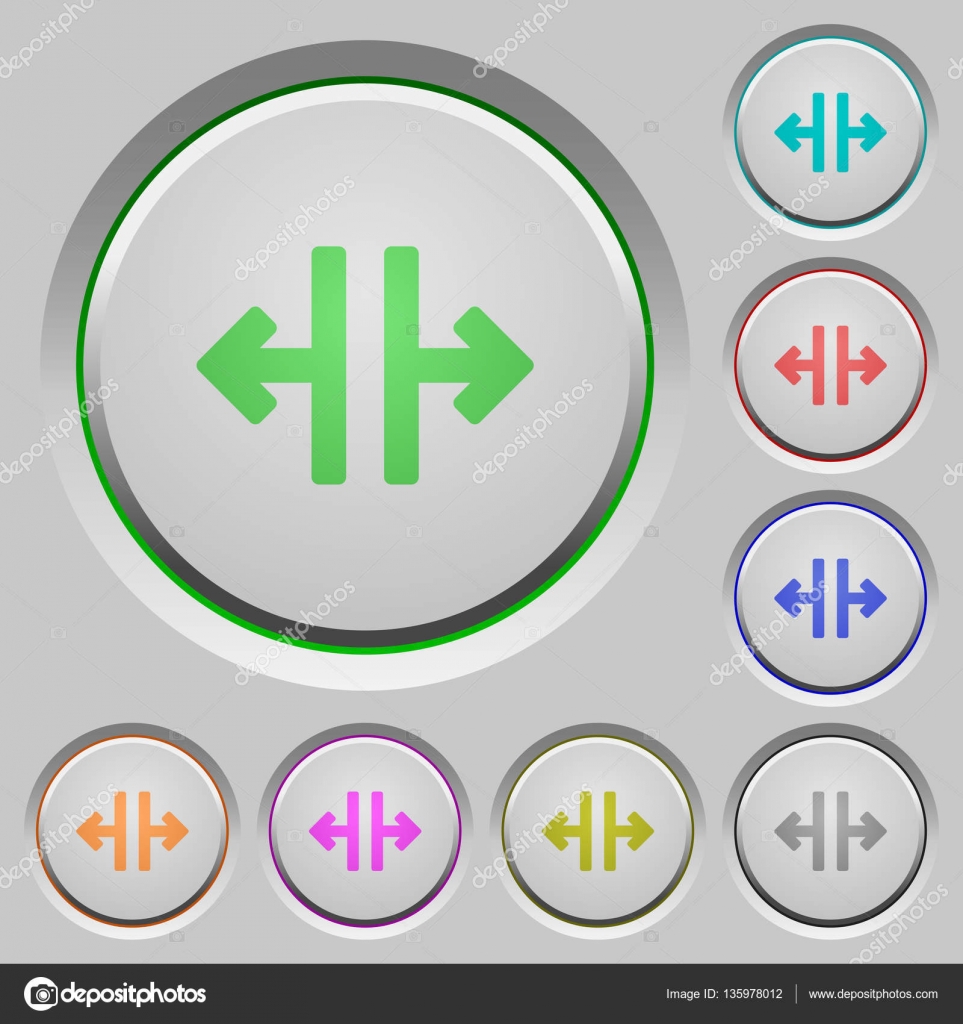 Vertical split push buttons Stock Vector Image by ©renegadehomie #135978012