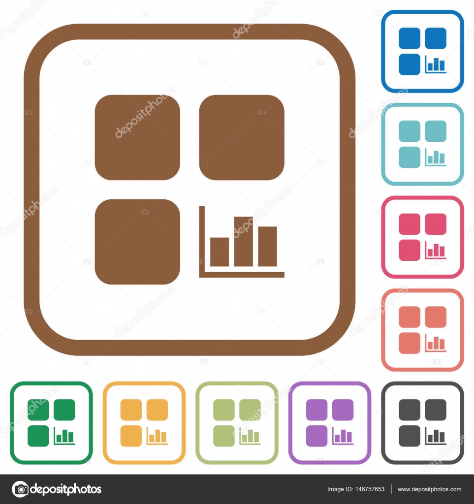 Component statistics simple icons Stock Vector by ©renegadehomie 146757653