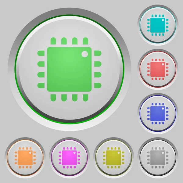 Integrated circuit push buttons Stock Vector Image by ©renegadehomie ...