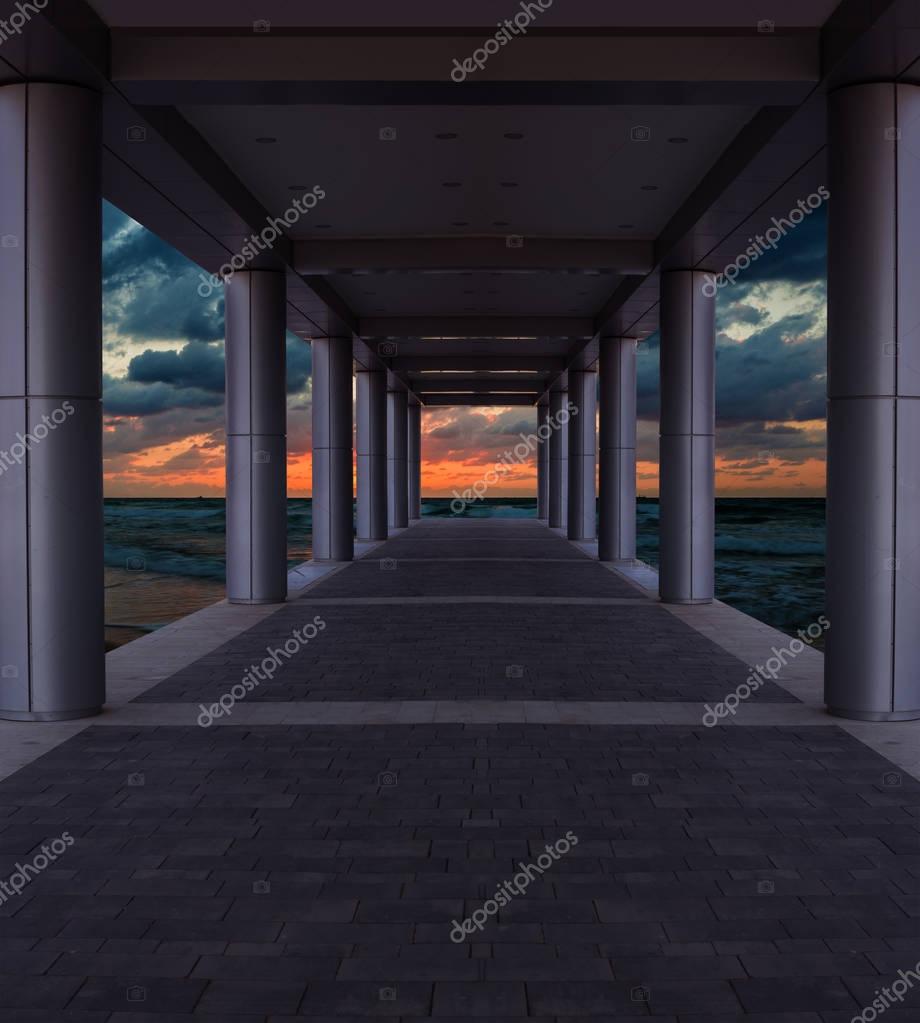 Modern architecture and sunset background Stock Photo by ©JamaL1977a ...