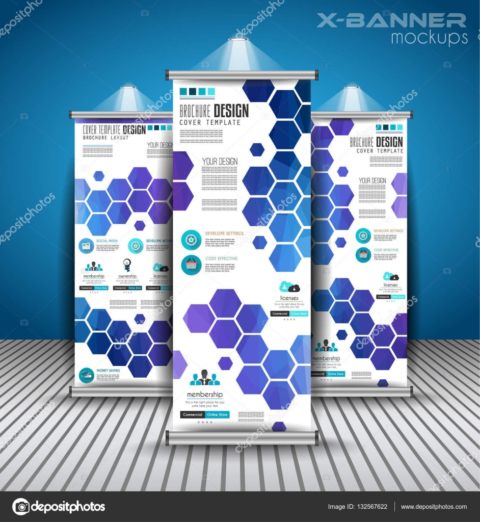 Advertisement roll up business flyers Stock Vector Image by ©DavidArts ...