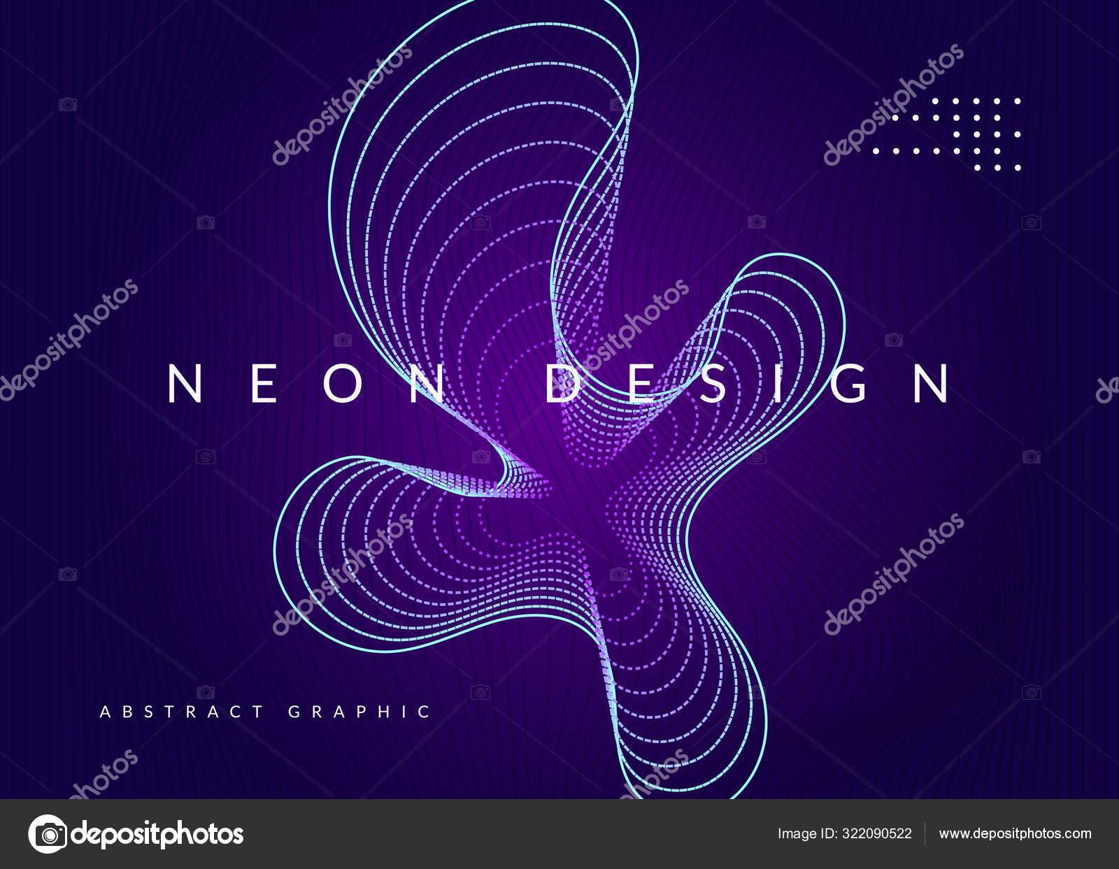 Neon music poster. Electro dance dj. Electronic sound fest. Club Stock ...