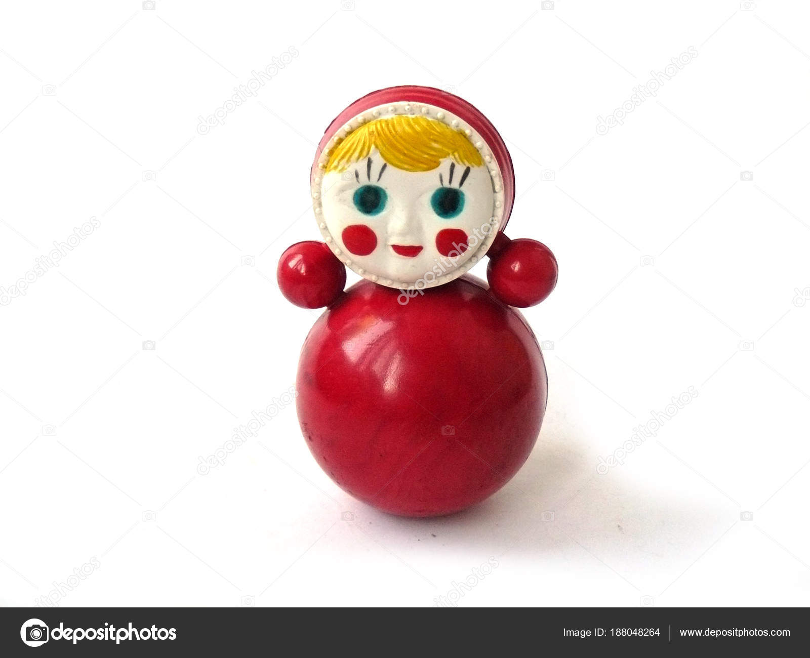 Vintage Roly Poly Toy Doll Doll Nevalyashka Vintage Doll Antique ...