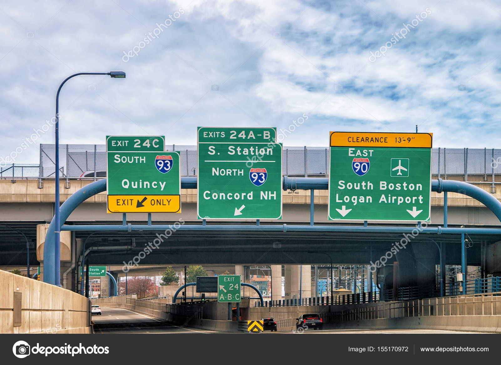 Road indicator plates in Boston — Stock Photo © erix2005 #155170972
