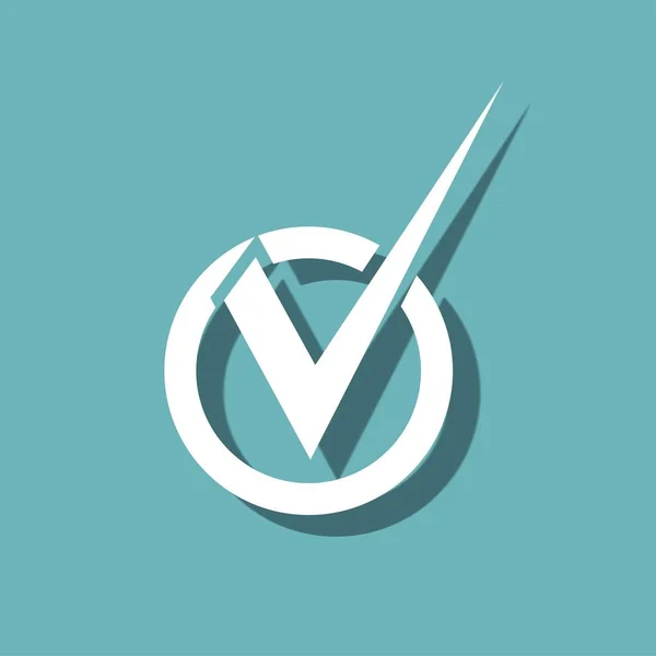 Ikon Tanda Cek Hijau Bulat Vektor Stok oleh ©slasny1988 186503122