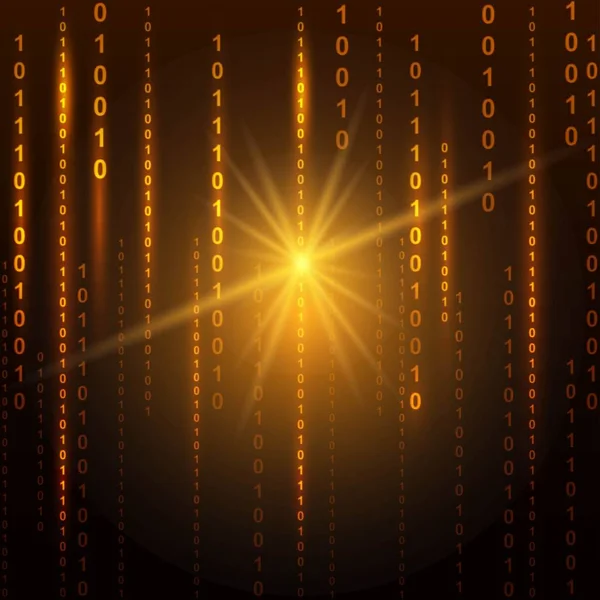 Binary code. Digital illustration. Stock Vector Image by ©slasny1988 #110858264