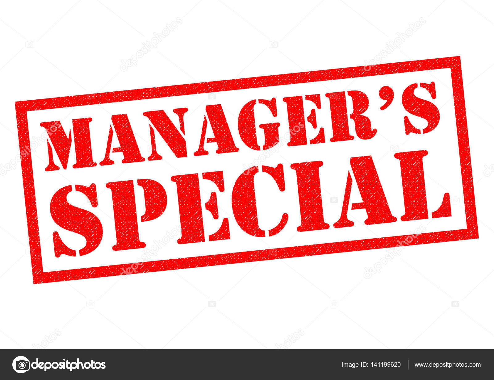 MANAGERS SPECIAL Rubber Stamp Stock Photo by ©chrisdorney 141199620