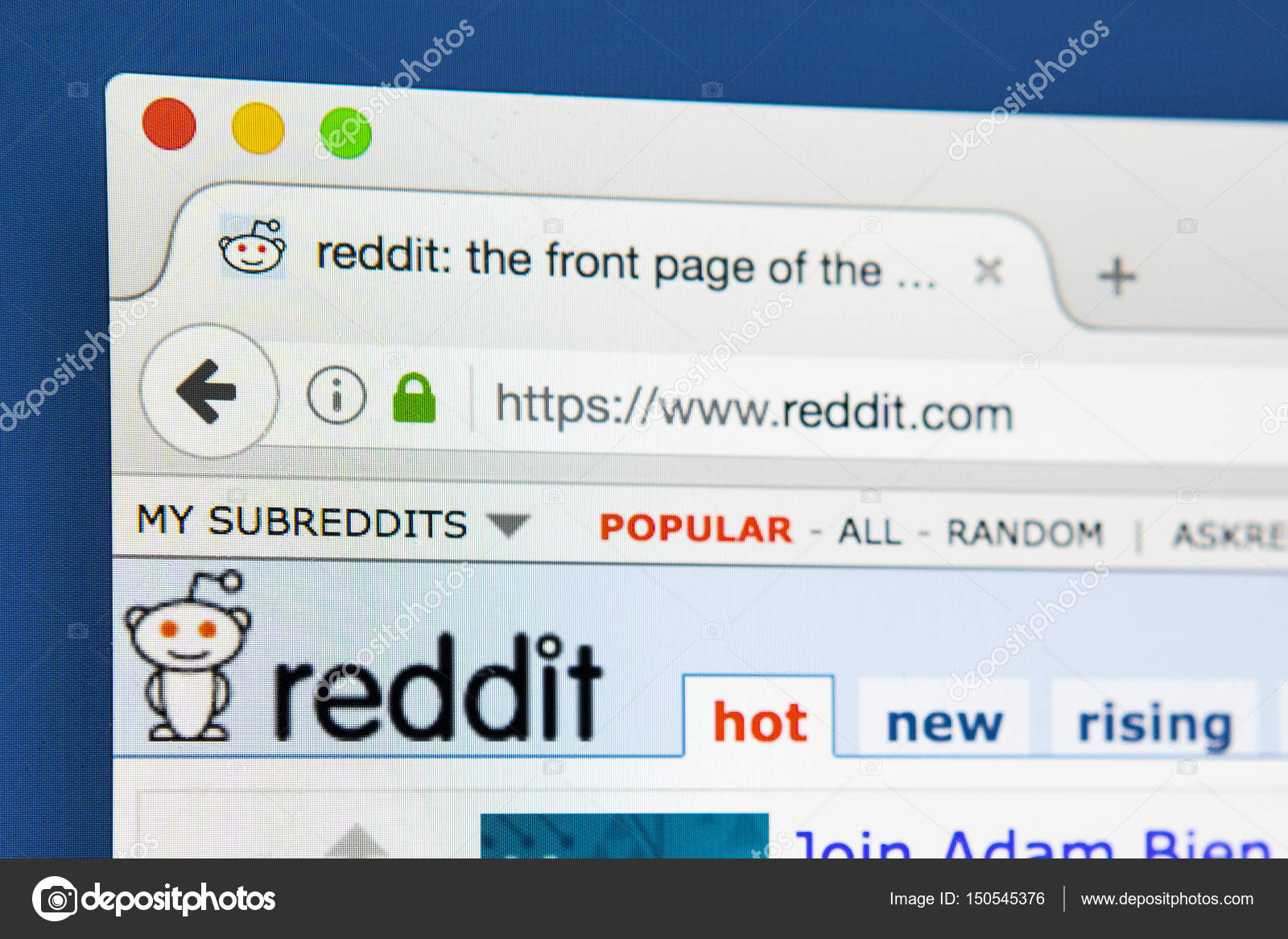 Reddit Official Website — Stock Editorial Photo © chrisdorney #150545376