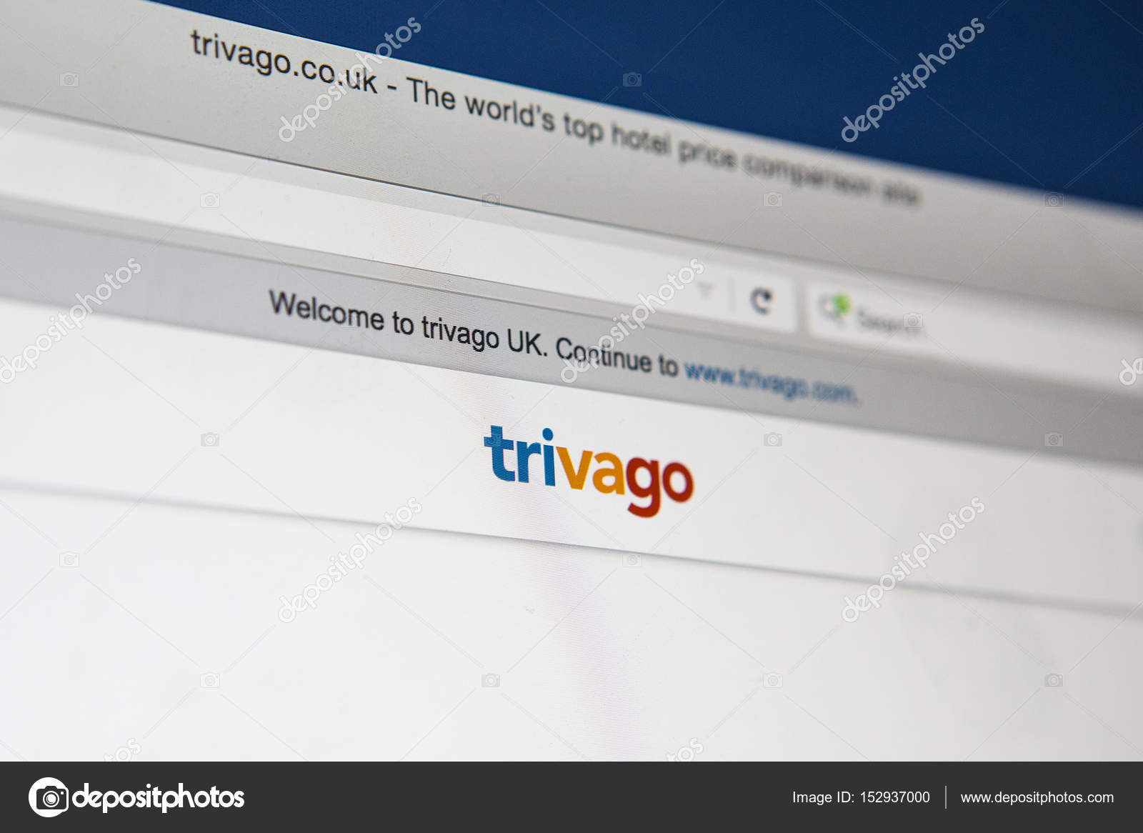 Trivago Website Homepage — Stock Editorial Photo © chrisdorney #152937000