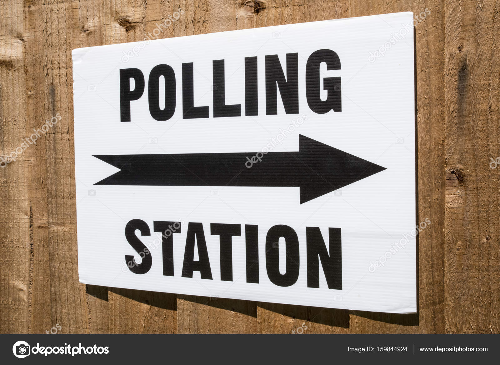 Polling Station Sign — Stock Photo © chrisdorney #159844924