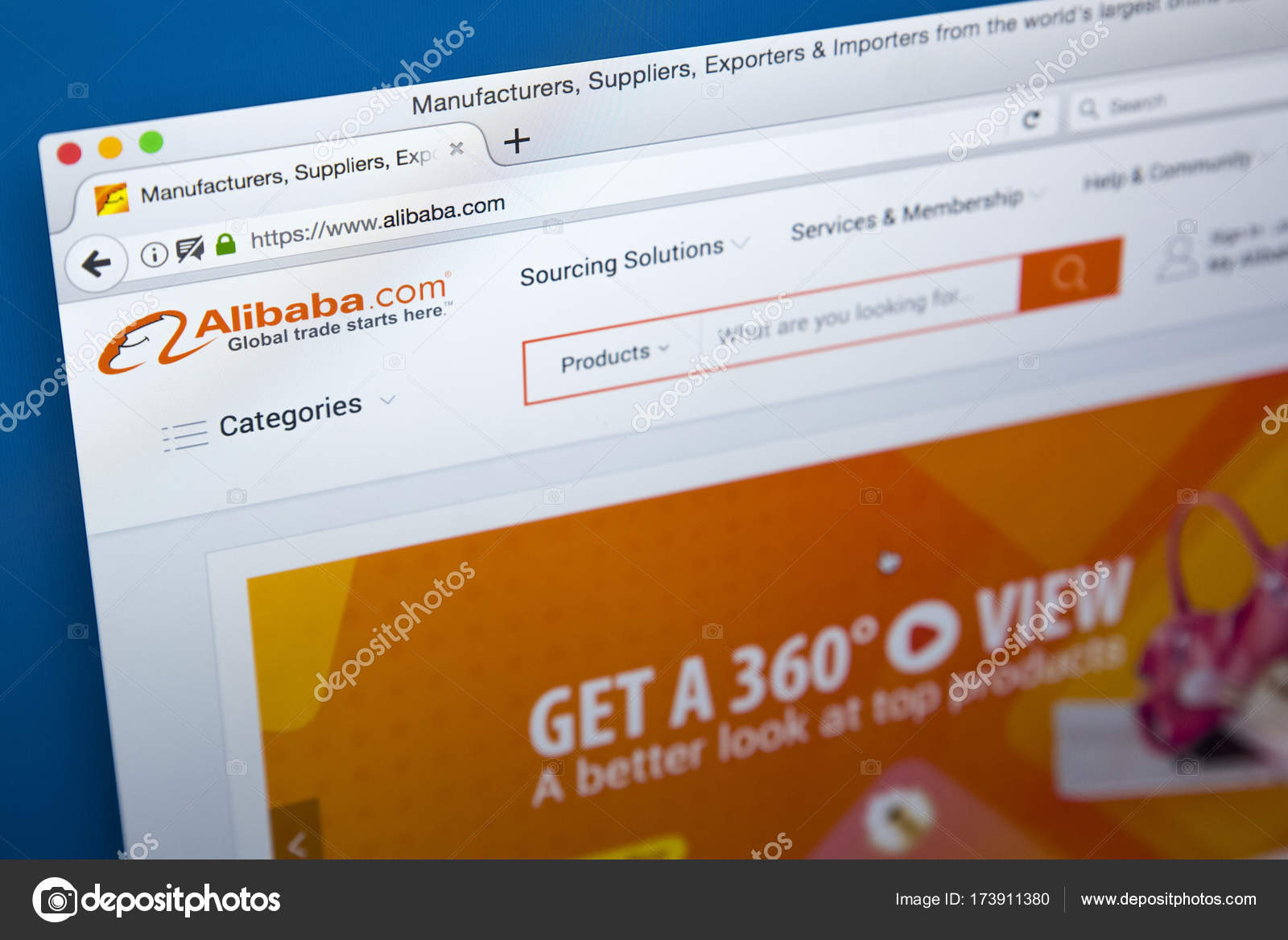 Alibaba Company Website — Stock Editorial Photo © chrisdorney #173911380