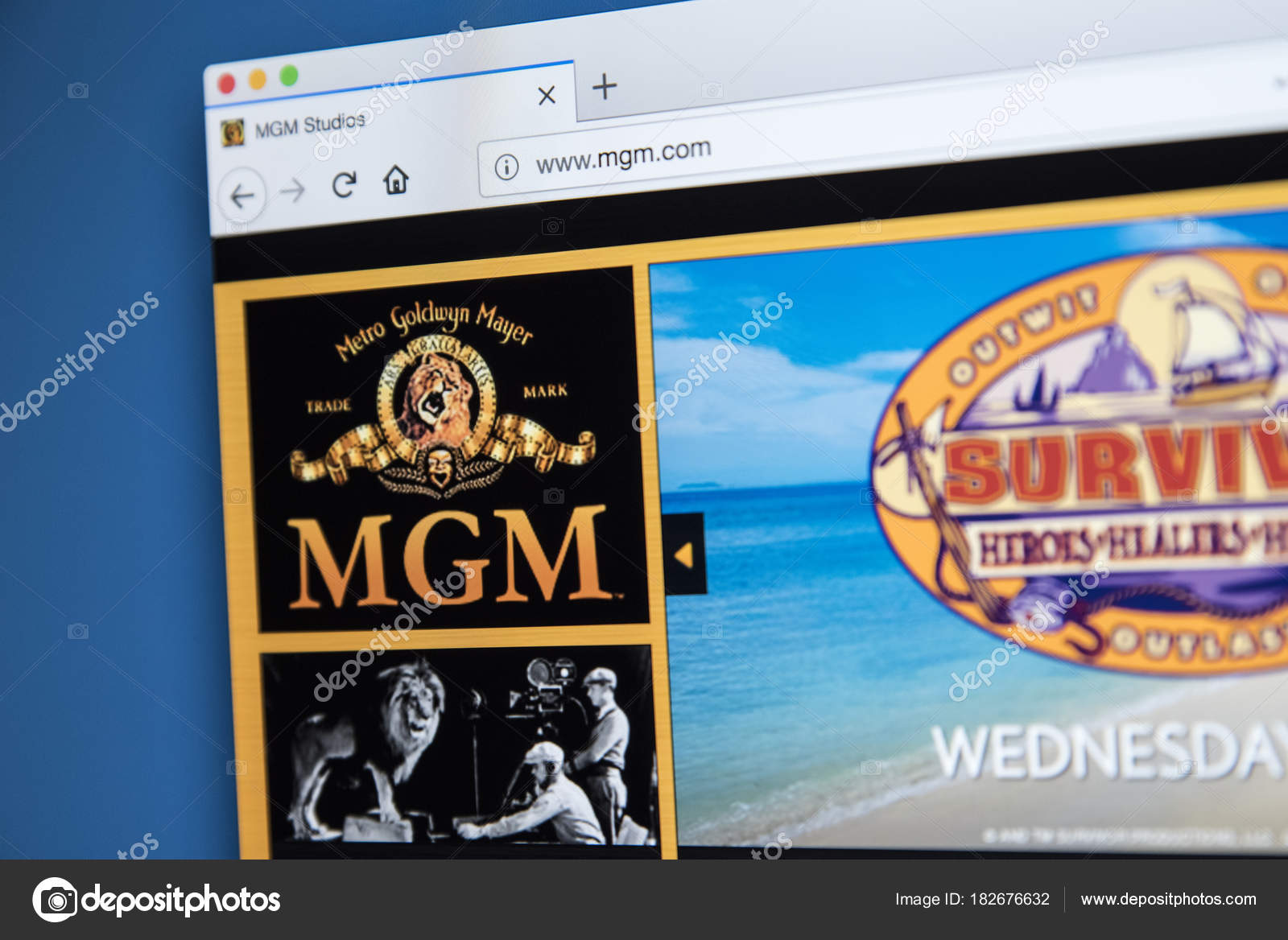 MGM Studios Website — Stock Editorial Photo © chrisdorney #182676632