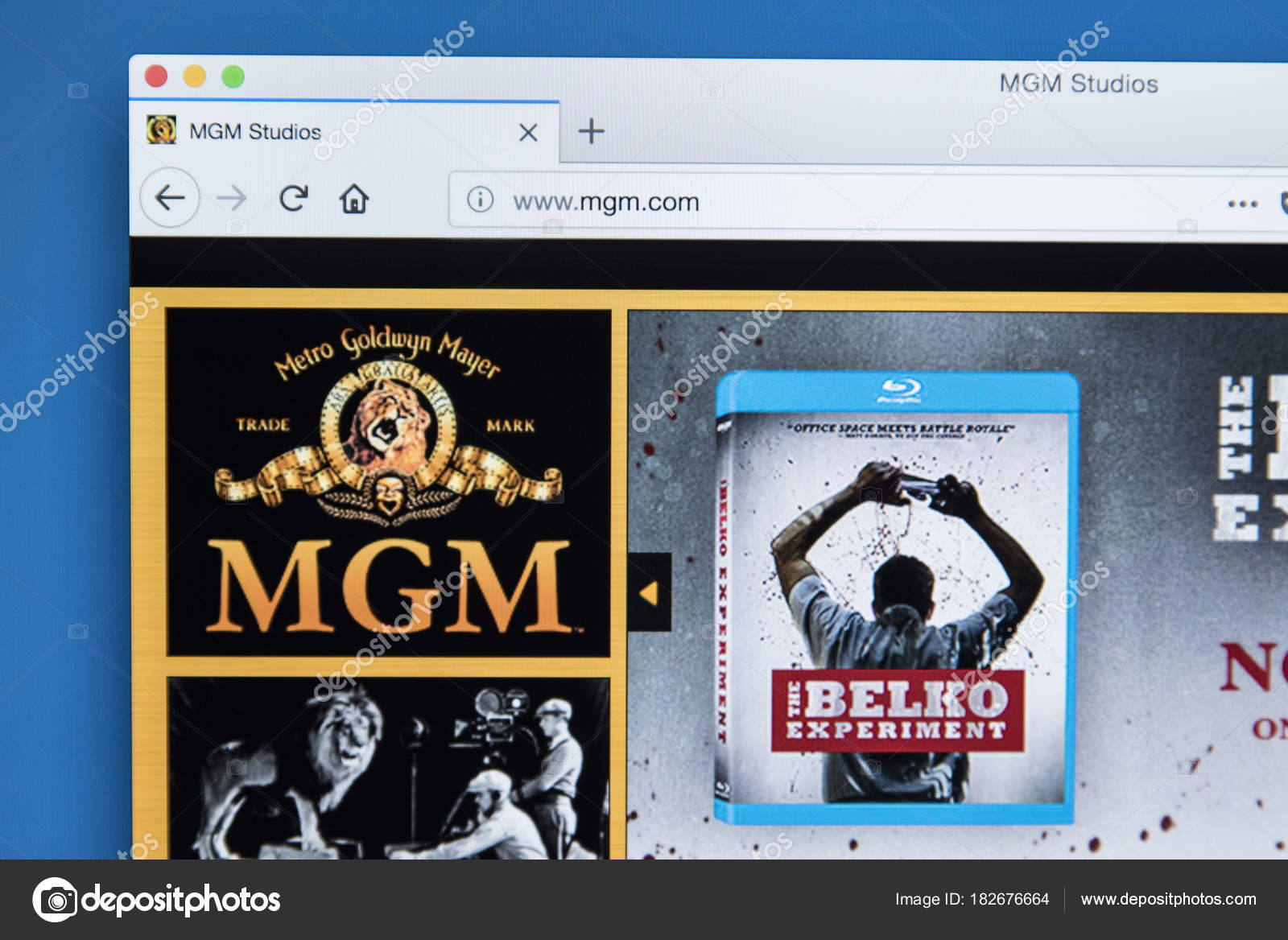 MGM Studios Website — Stock Editorial Photo © chrisdorney #182676664