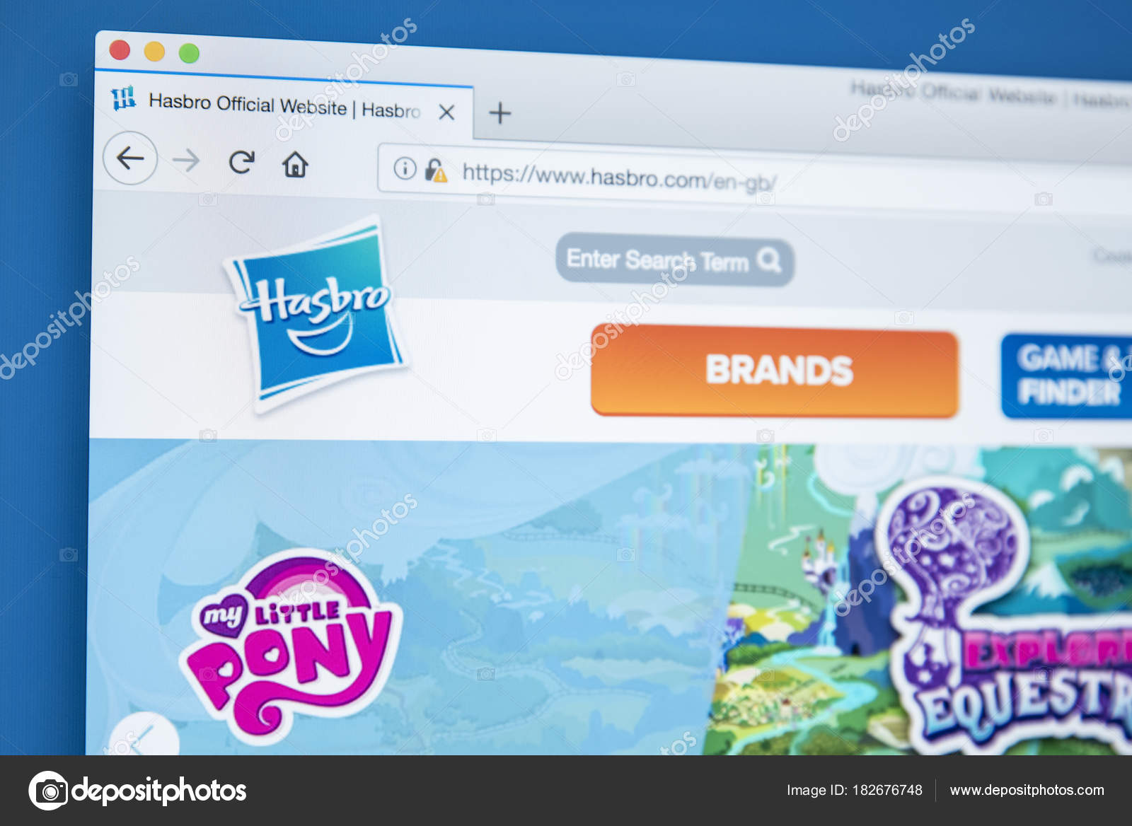 Hasbro Inc Website — Stock Editorial Photo © chrisdorney #182676748