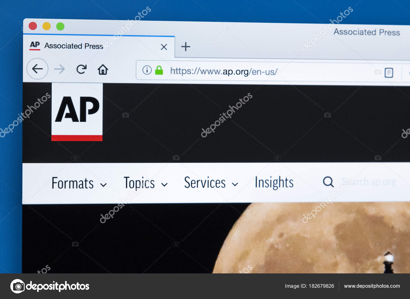 Associated Press Website — Stock Editorial Photo © chrisdorney #182679826