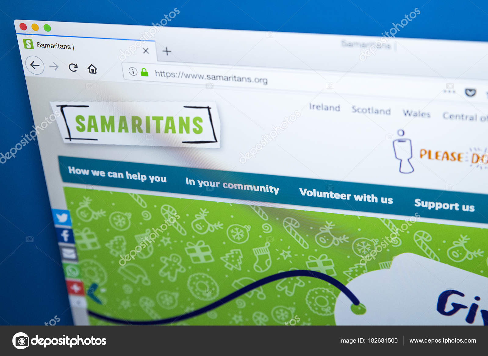 The Samaritans Website — Stock Editorial Photo © chrisdorney #182681500