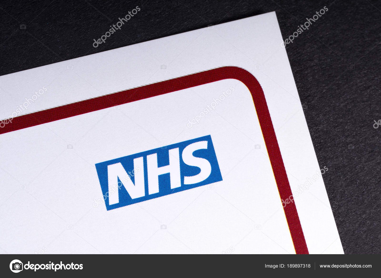 NHS Logo on a Leaflet — Stock Editorial Photo © chrisdorney #189897318