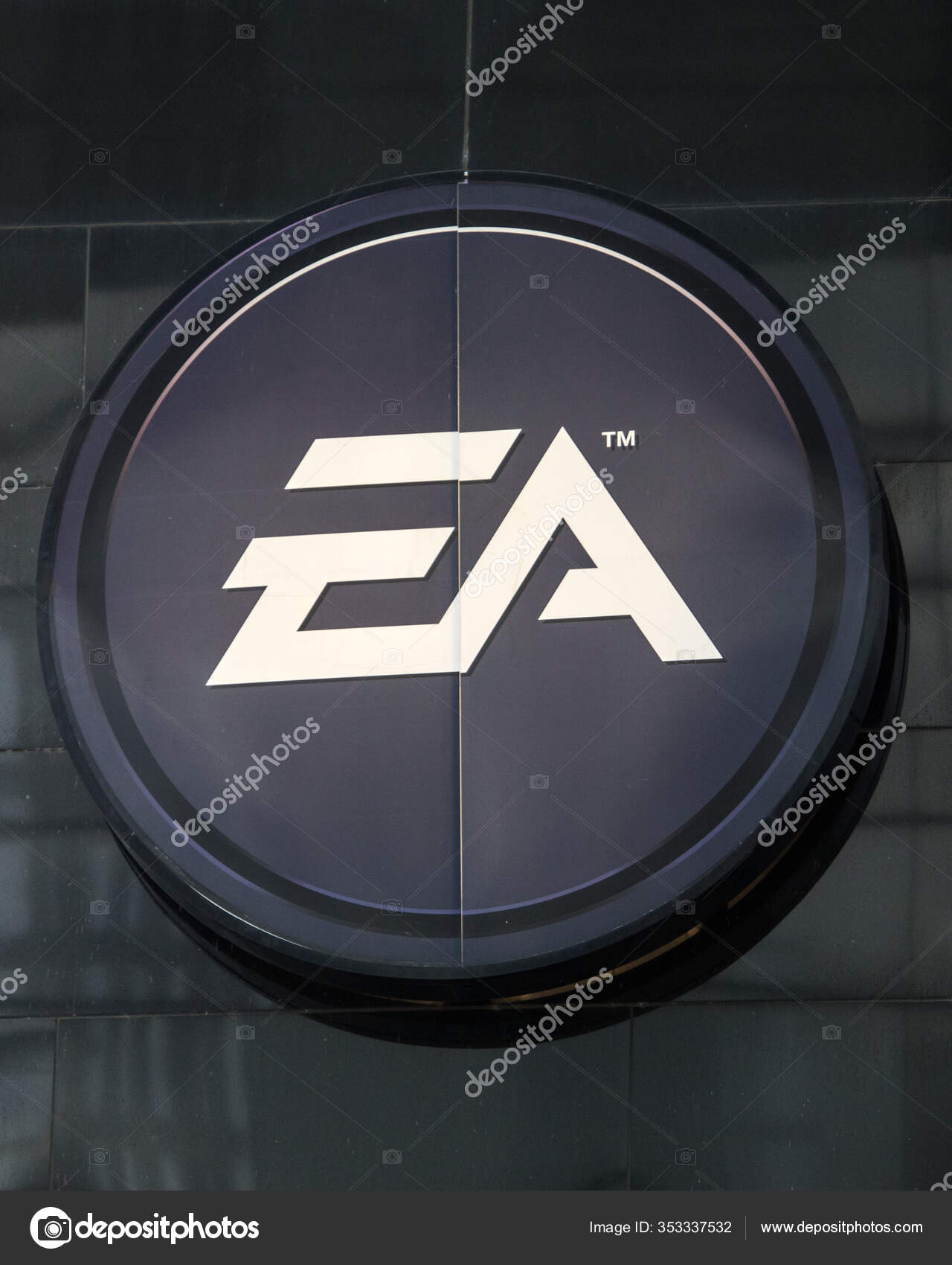 Cologne Germany February 20Th 2020 Close Electronic Arts Company Logo ...