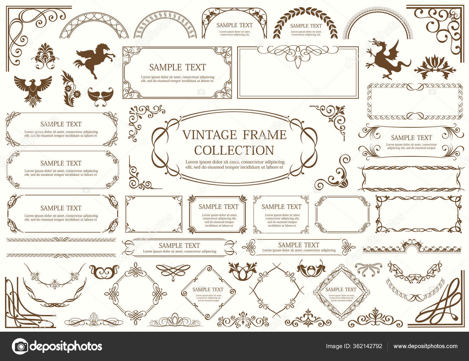 Vintage Text Box Design