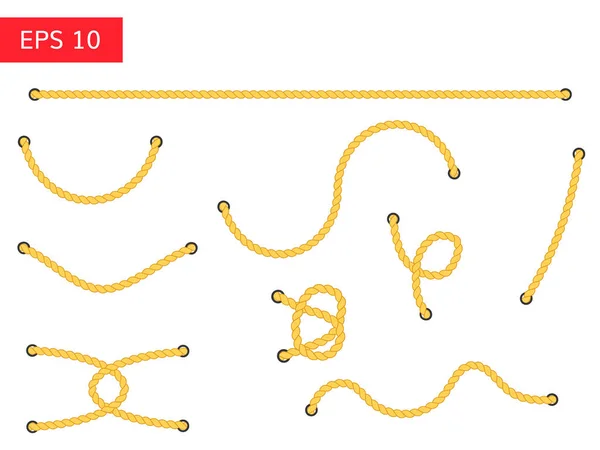 Yellow rope Vector Images | Depositphotos