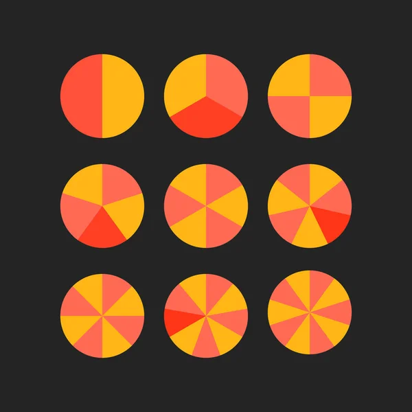 Circle segments Vector Art Stock Images | Depositphotos