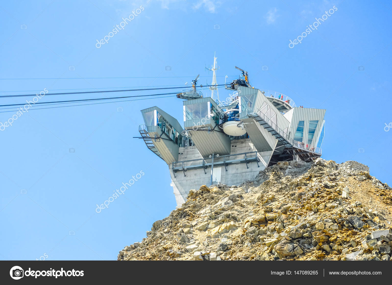 High Dynamic Range Hdr Mont Blanc Aka Monte Bianco Meaning — Stock ...