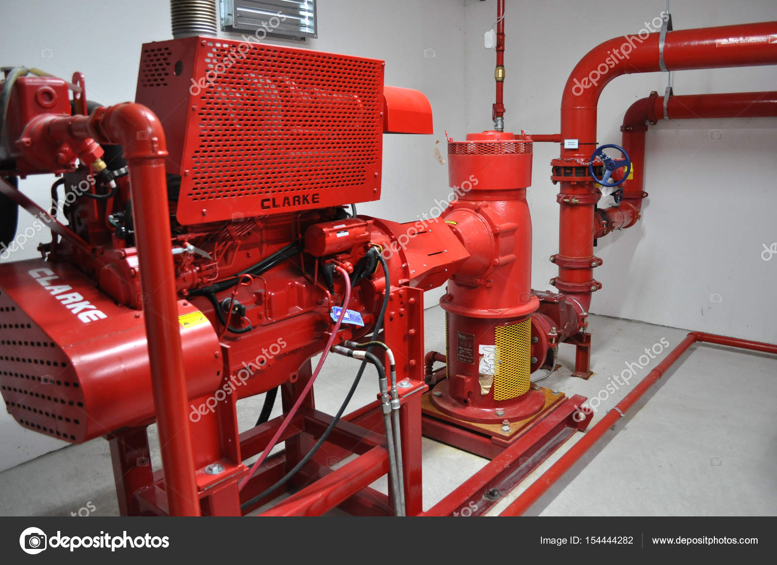 Fire pump room in Rome – Stock Editorial Photo © scrisman #154444282