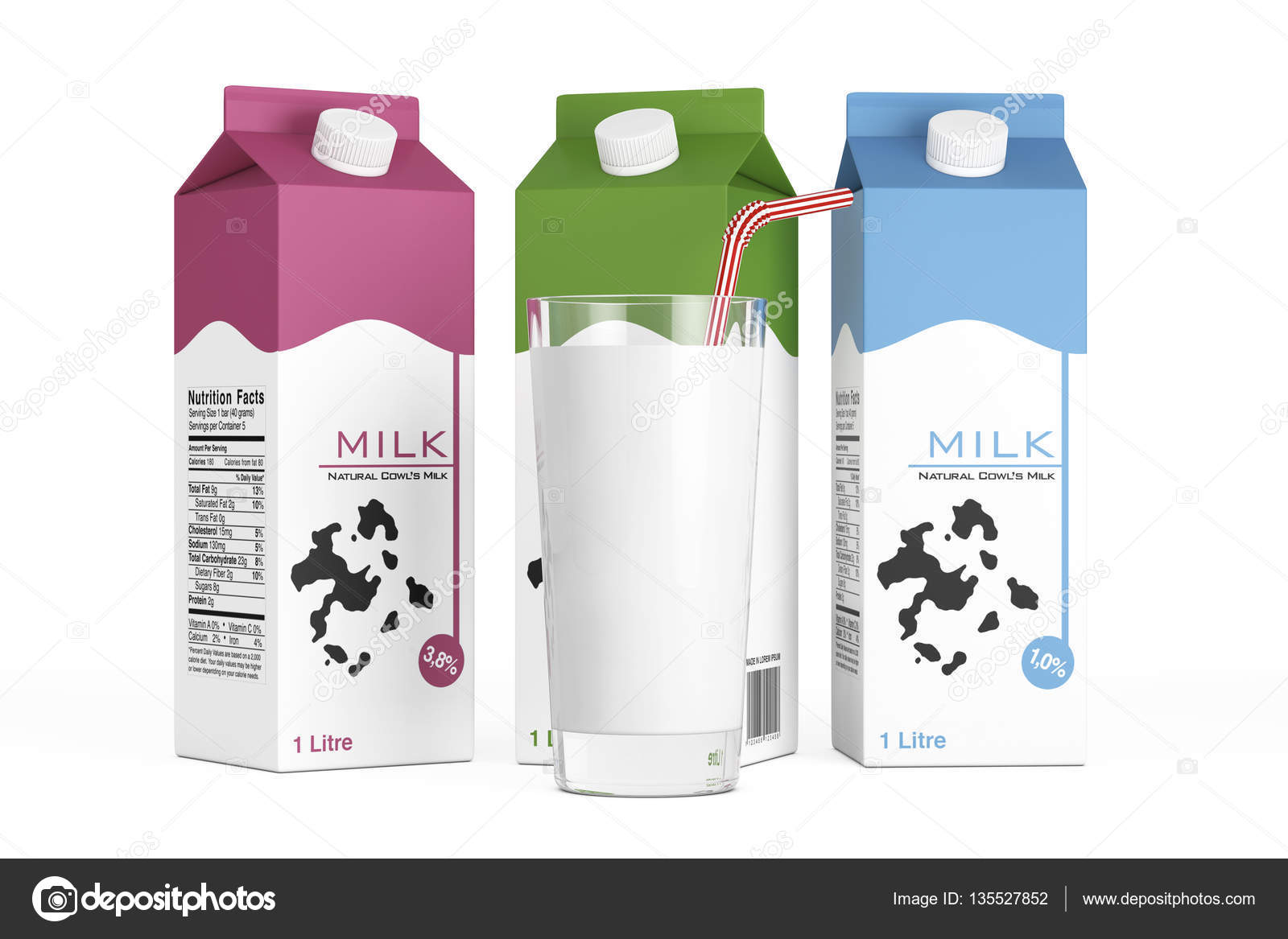 Cajas De Cartón De Leche De Plástico Caja De Cartón De Leche