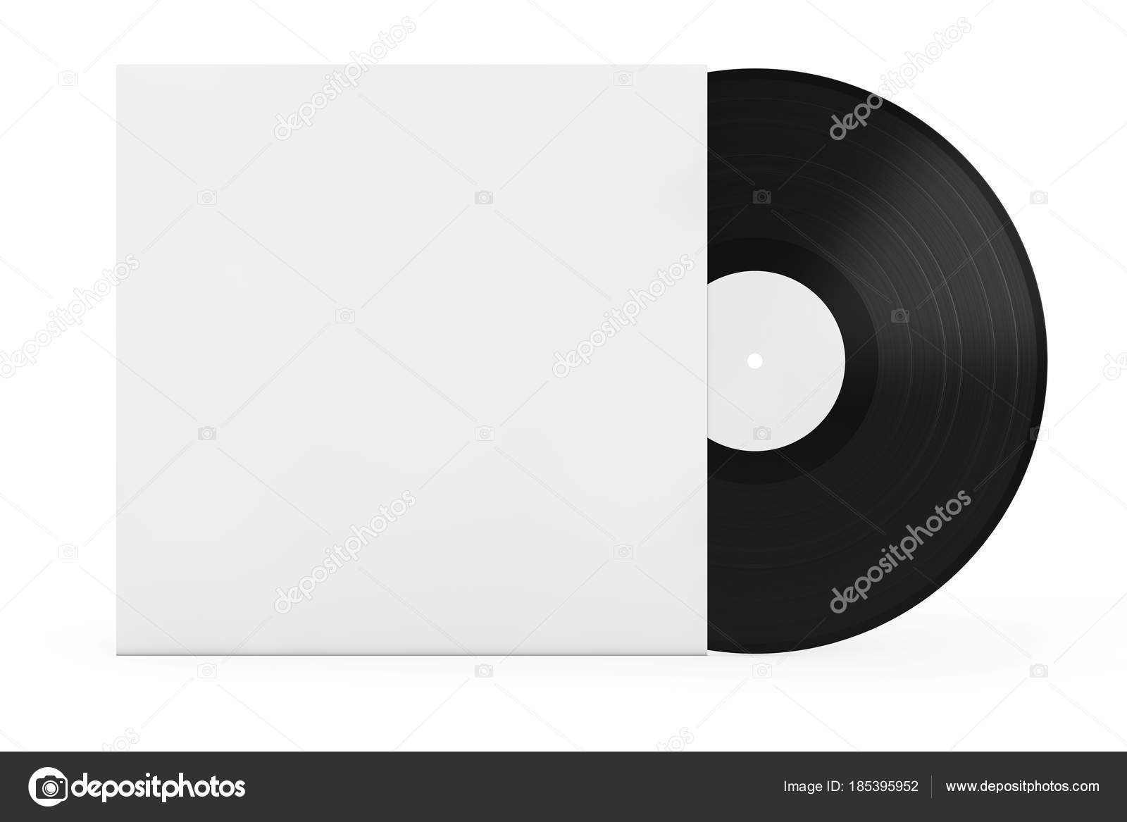 Blank Vinyl Album Cover