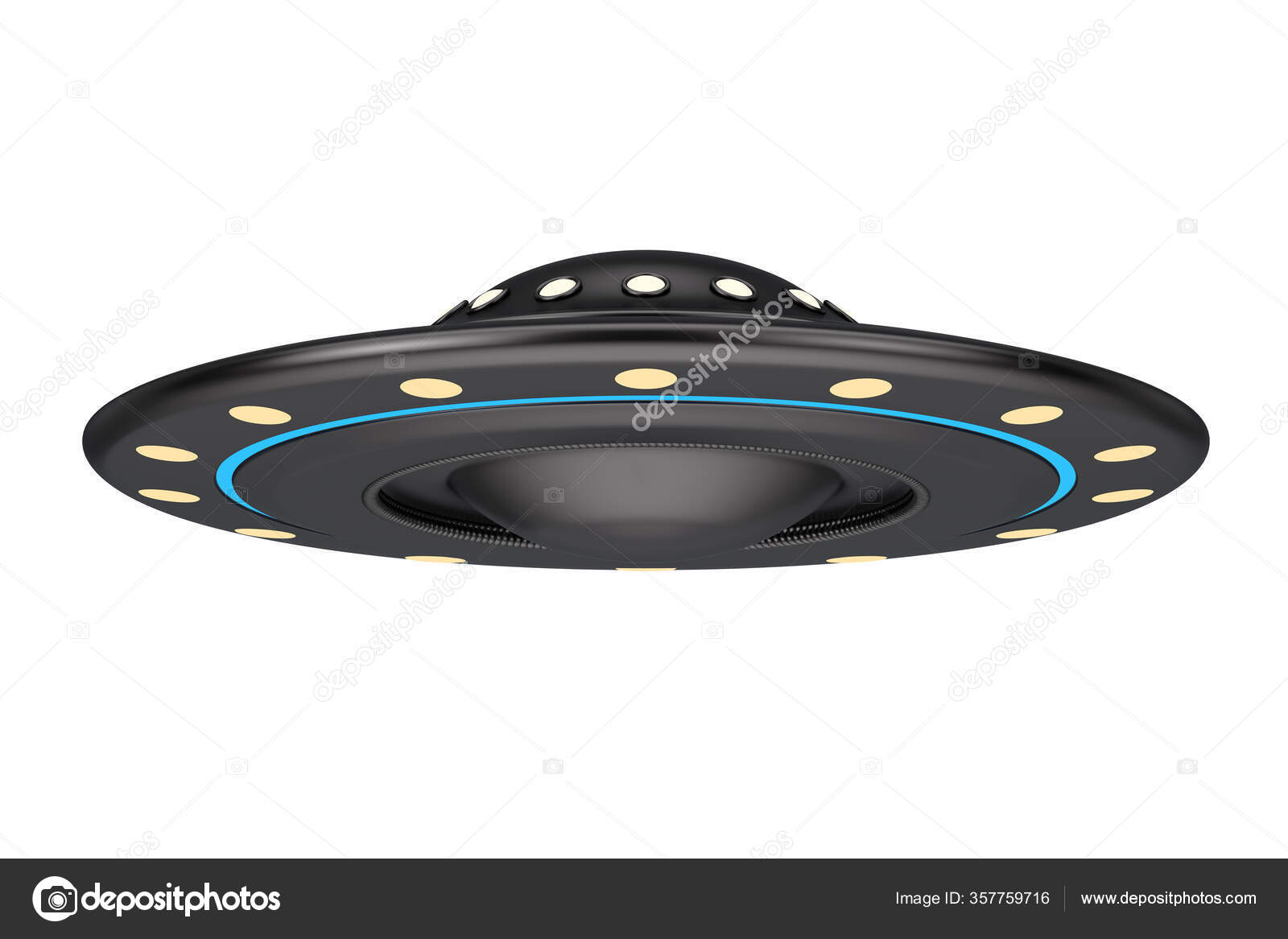 Ufo White Background