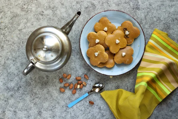 homemade cookies named " halwat tabaa or torno " is a traditional ...
