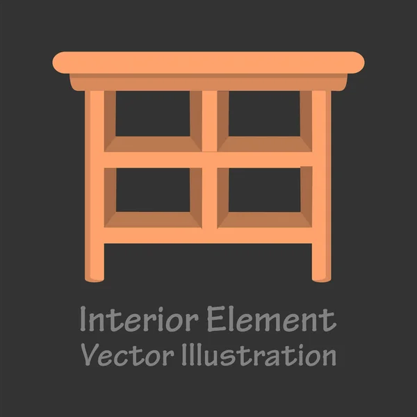 Wooden Table Vector
