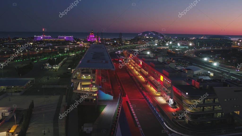 VILAJE OL PICO A reo, SOCHI, RUSIA. El pueblo ol mpico de Sochi por la ...