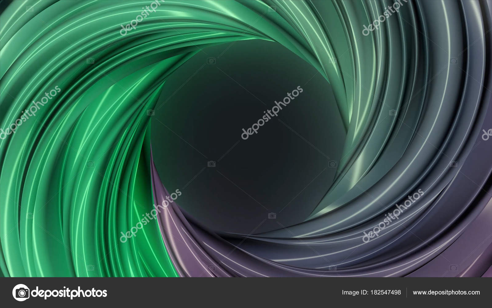 Rotating purple torus. 3D computer generated geometric animation ...