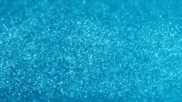 Glittering particles sparkle and drift along. Abstract background with ...