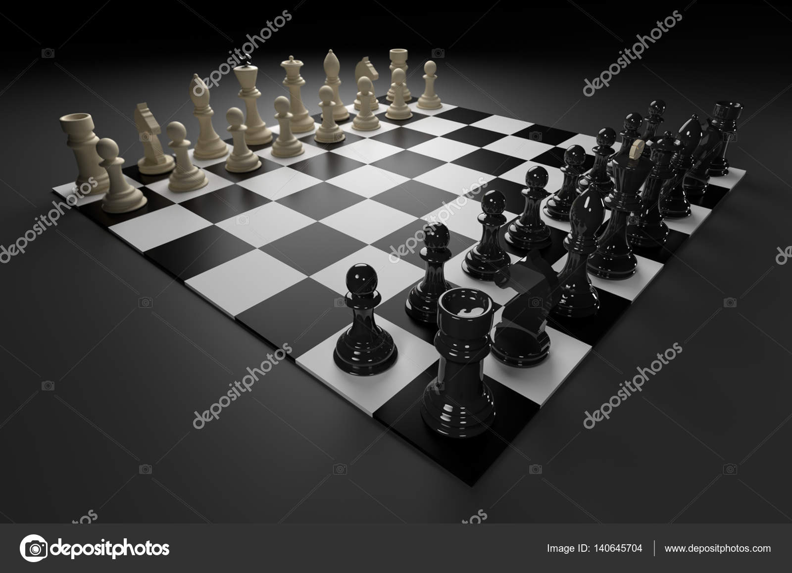 3D chess render Stock Photo by ©MaleWitch 140645704