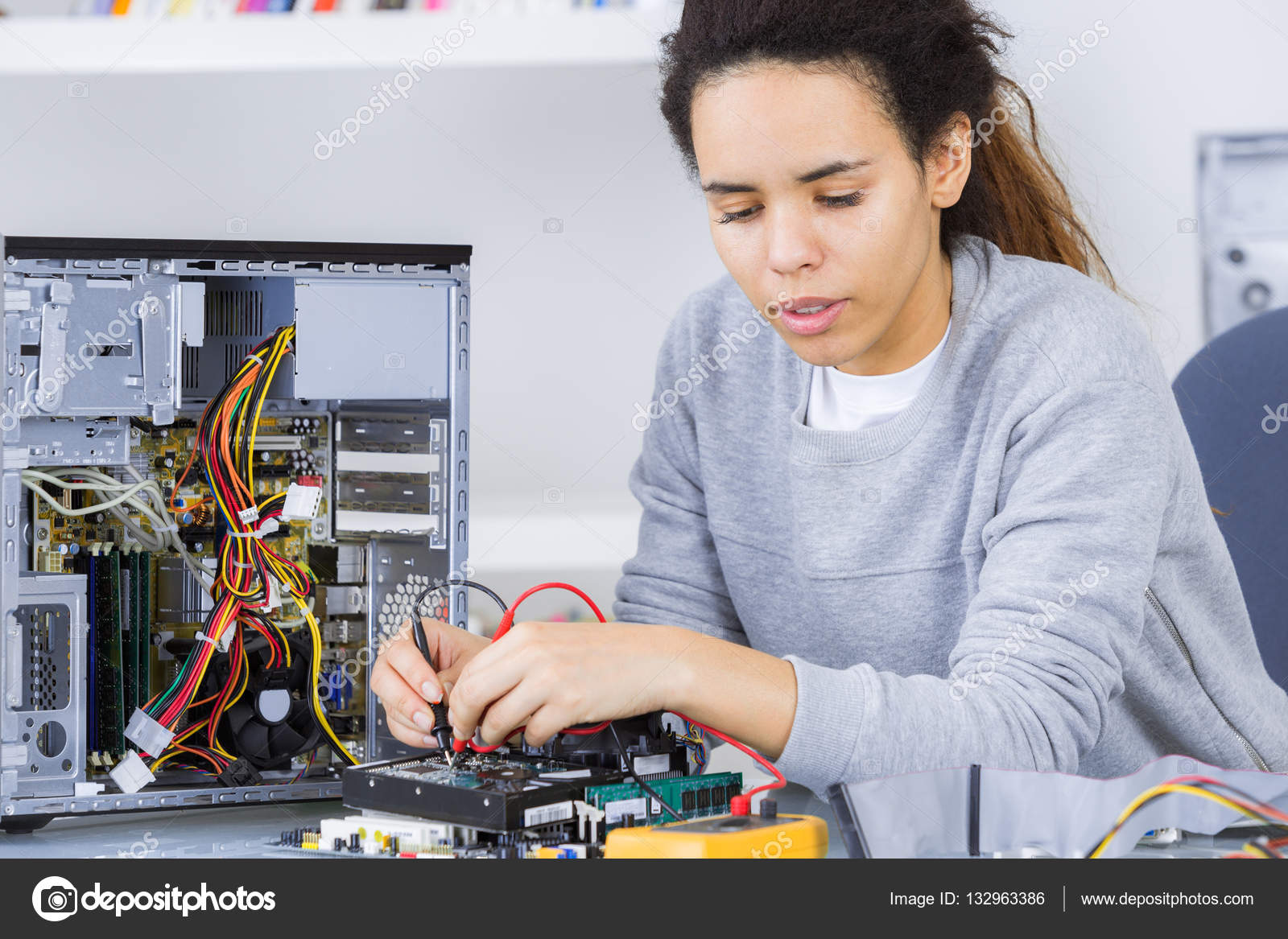 Testing the electrical flow Stock Photo by ©photography33 132963386