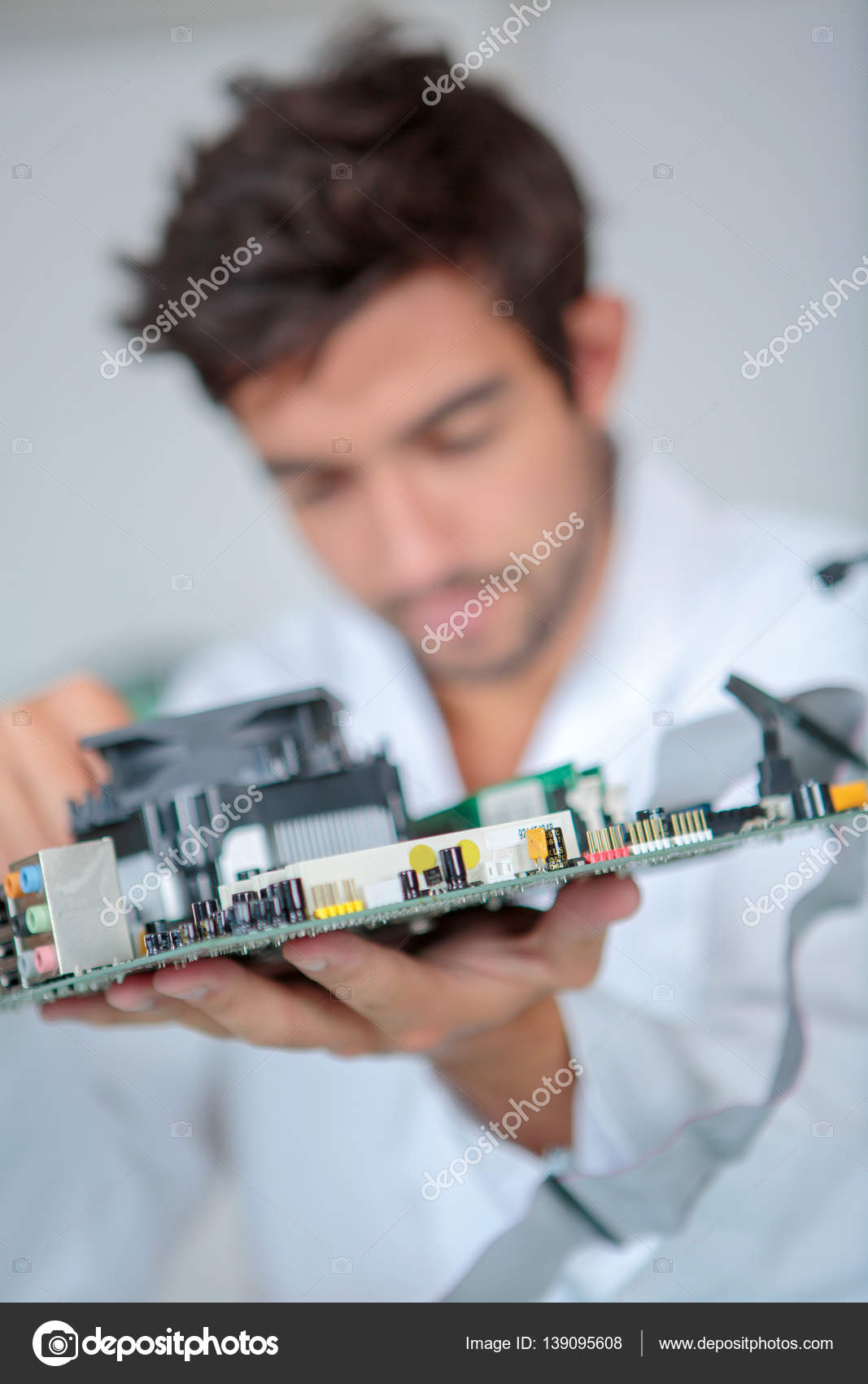 Computer engineer solving problem Stock Photo by ©photography33 139095608