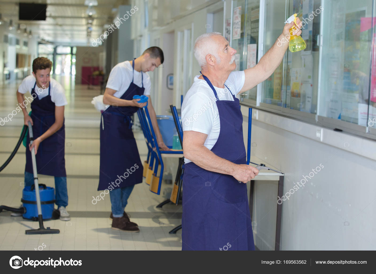Cleaning the area and work — Stock Photo © photography33 #169563562