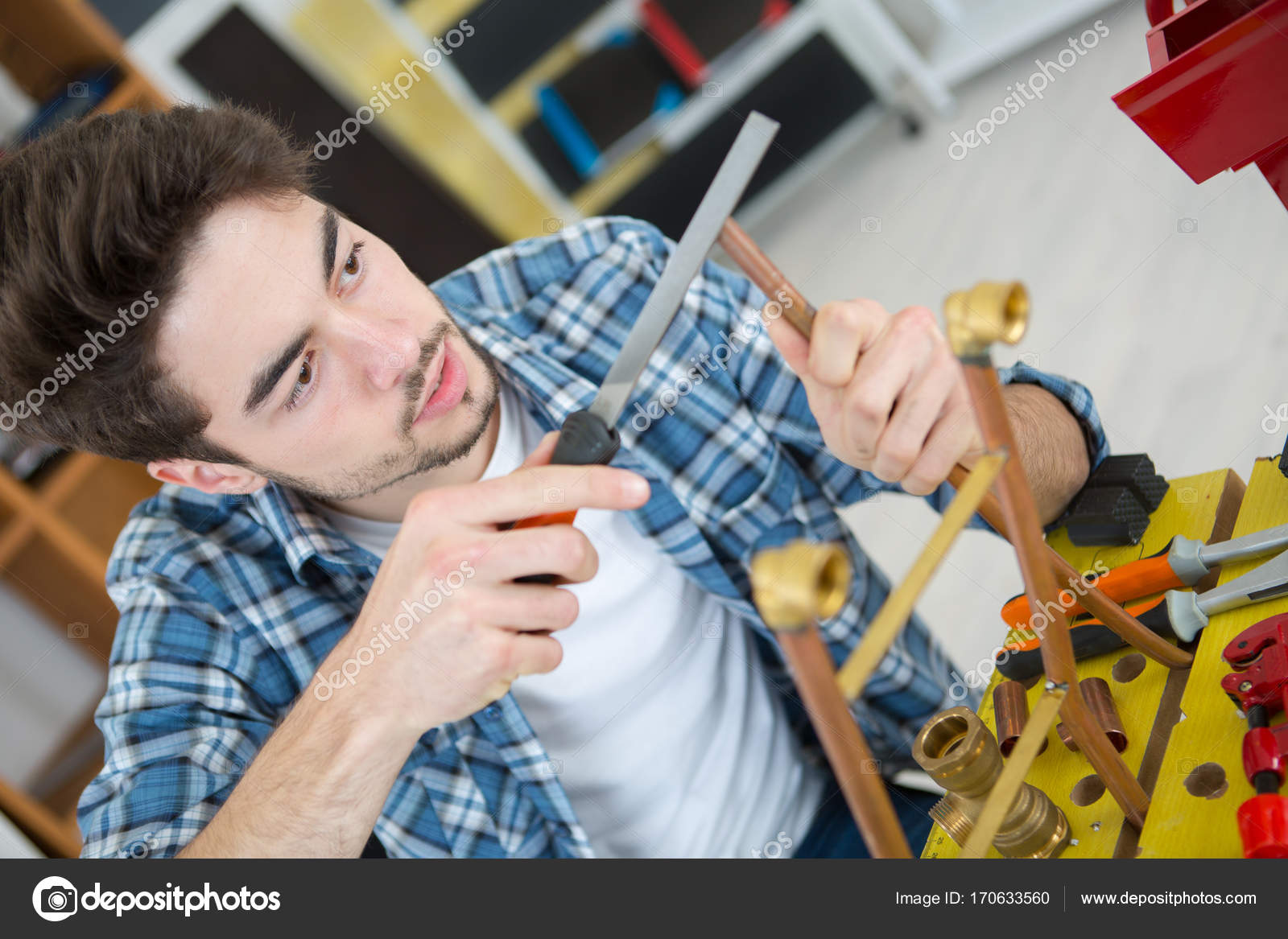 Creating a heating conductor Stock Photo by ©photography33 170633560