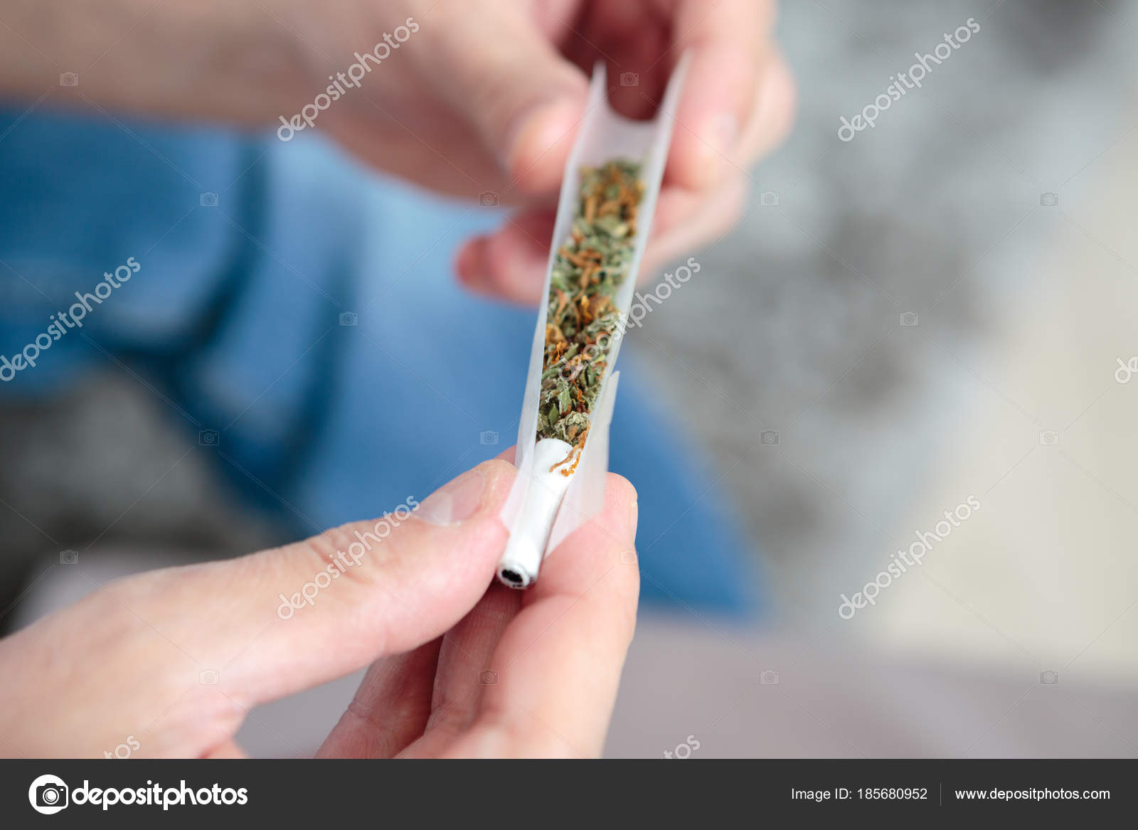 Female Rolling Weed