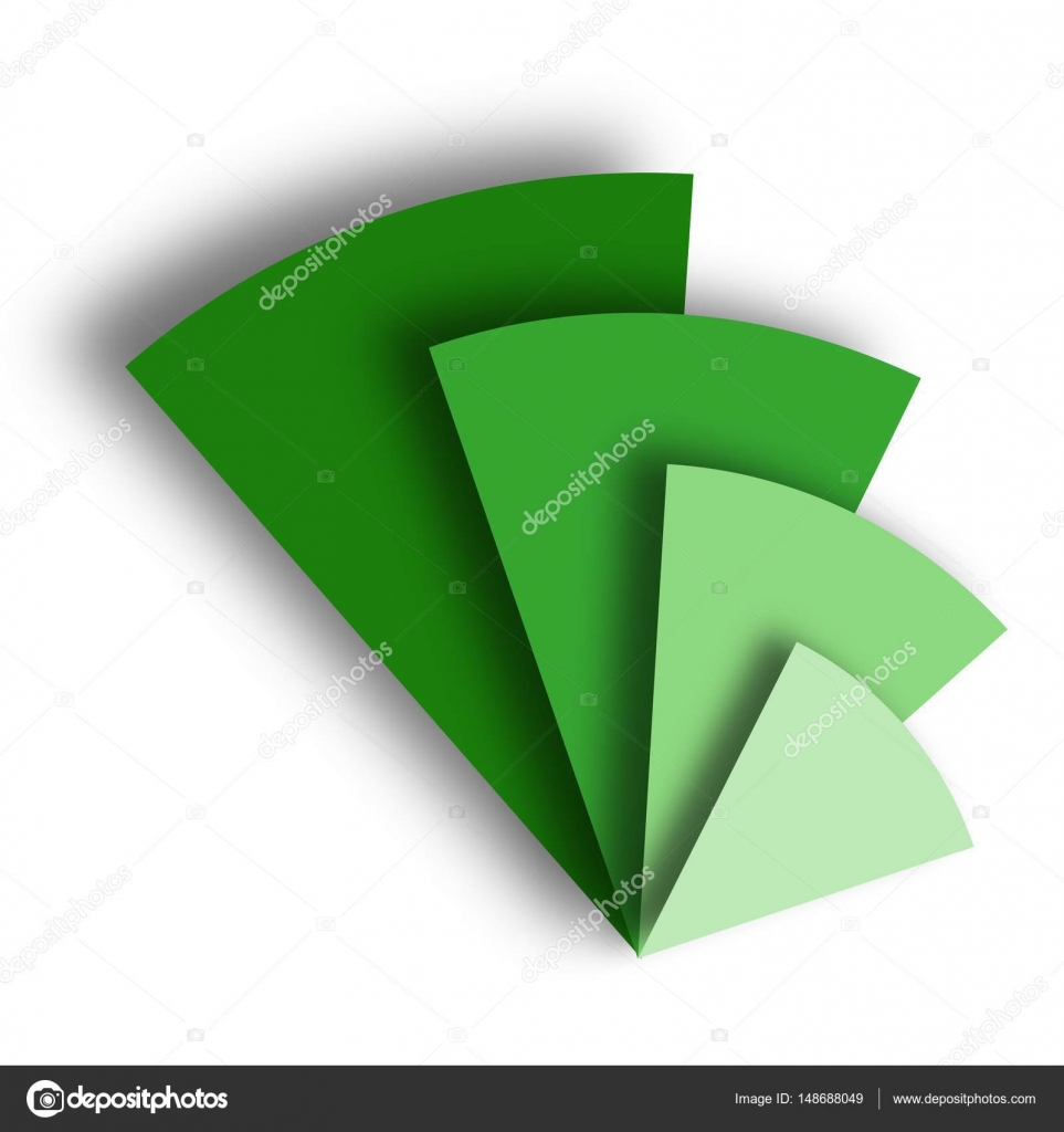 Tres triángulos verdes Logo Vector Vector de stock #148688049 de ...