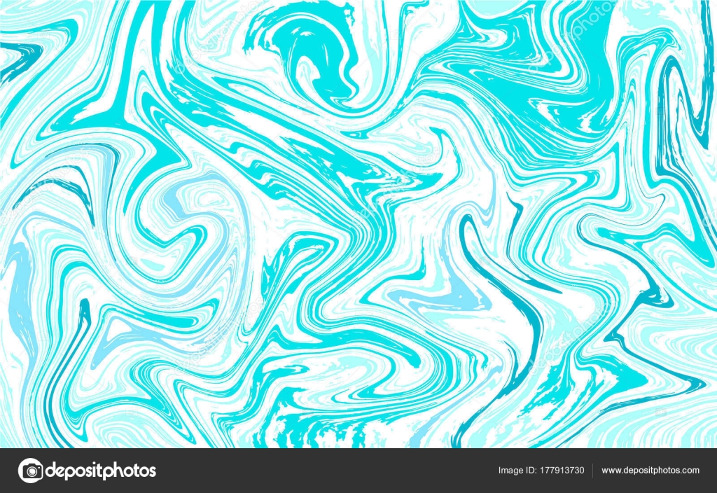 Abstract liquid texture, blue marble background Stock Vector by ...