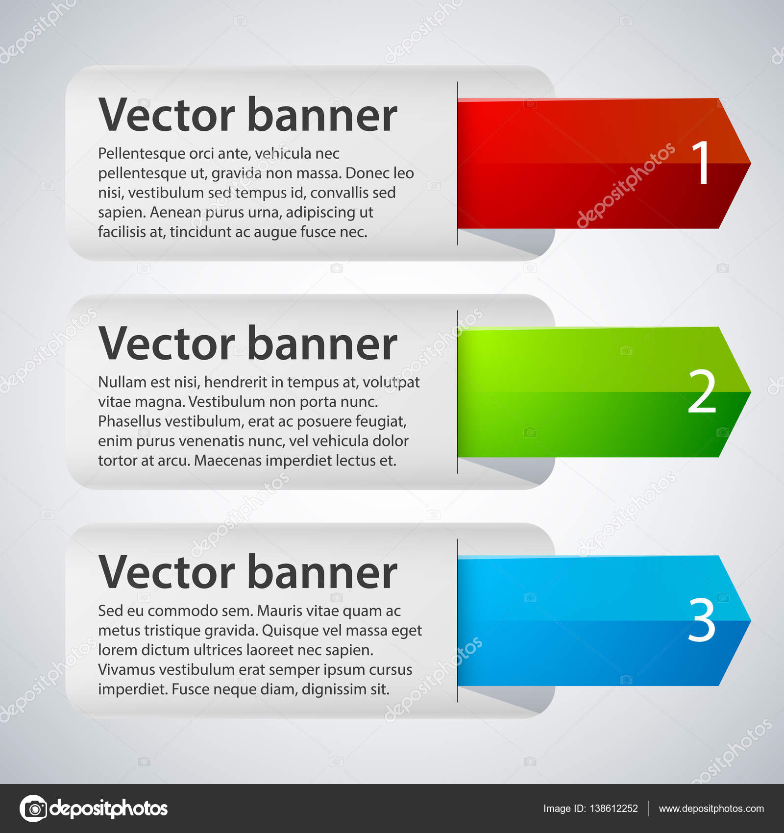 3 vector banners with colorful tags. Stock Vector Image by ©miaou-miaou ...