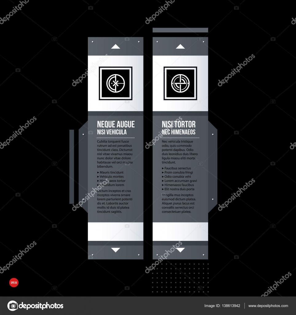 Futuristic corporate web design template. Useful for presentations or ...