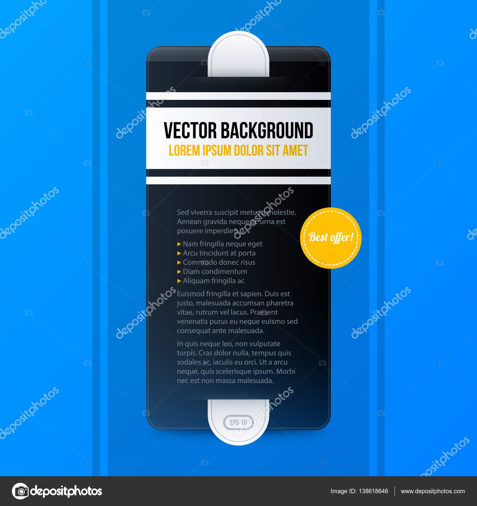 Corporate business text background template. Useful for presentations ...