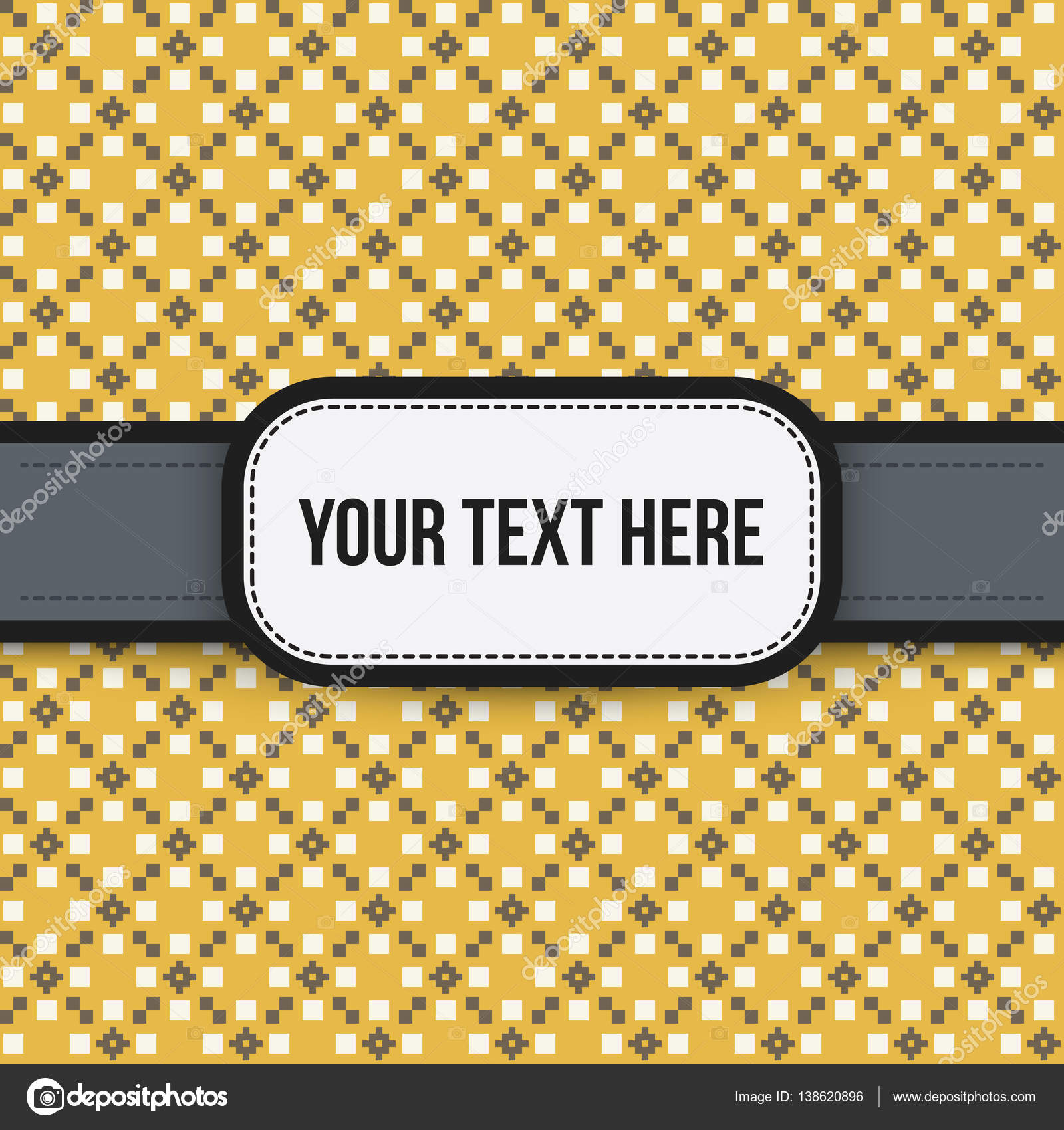 Text background with colorful pixelated pattern. Useful for ...